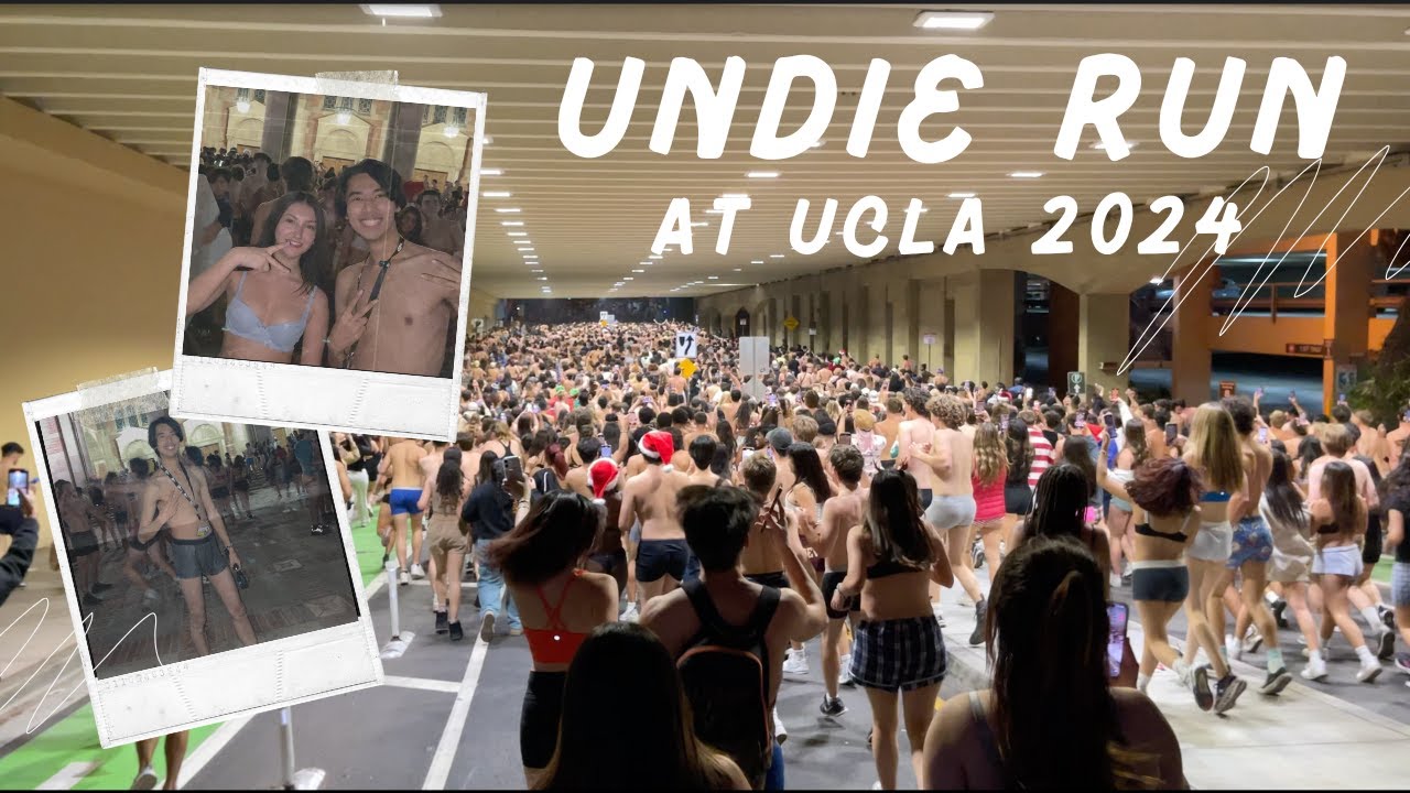 【UCLA Vlog】男女関係なく下着でダッシュ!!UCLA真冬のUndie Run 2024に参加してみたら最高だった件について ...