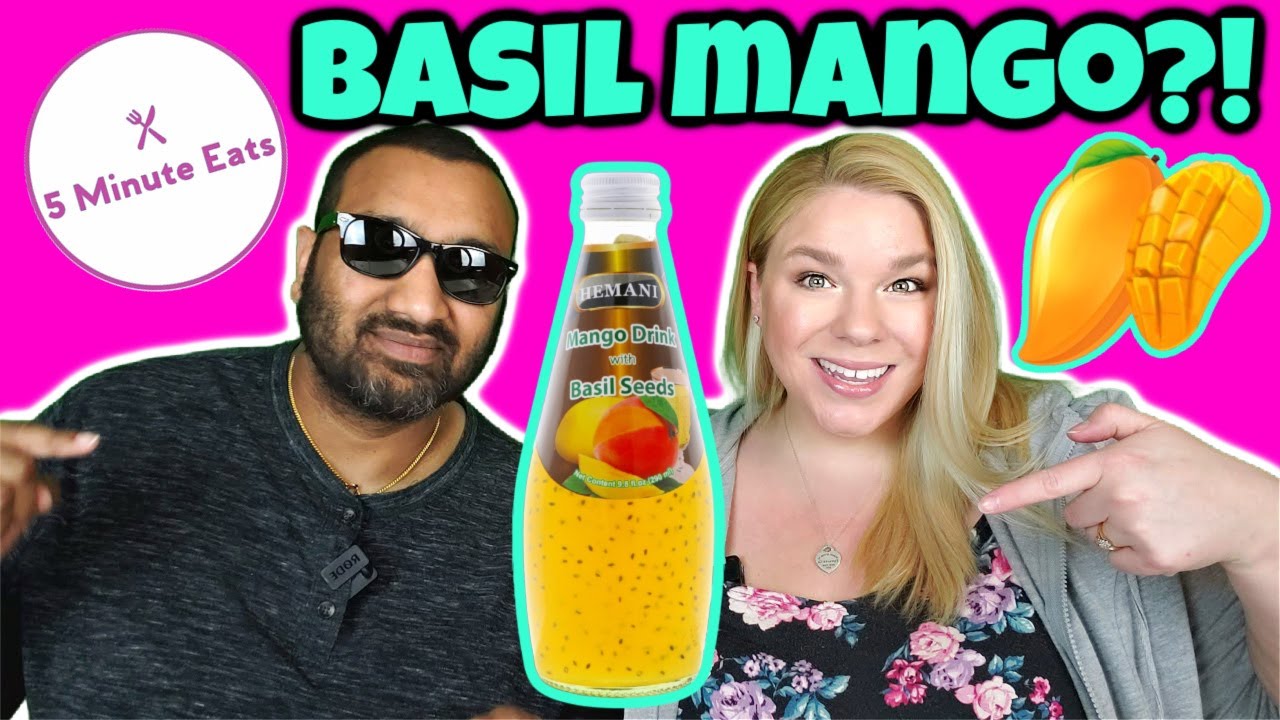 Hemani Basil Seed Drink With Mango Review - YouTube
