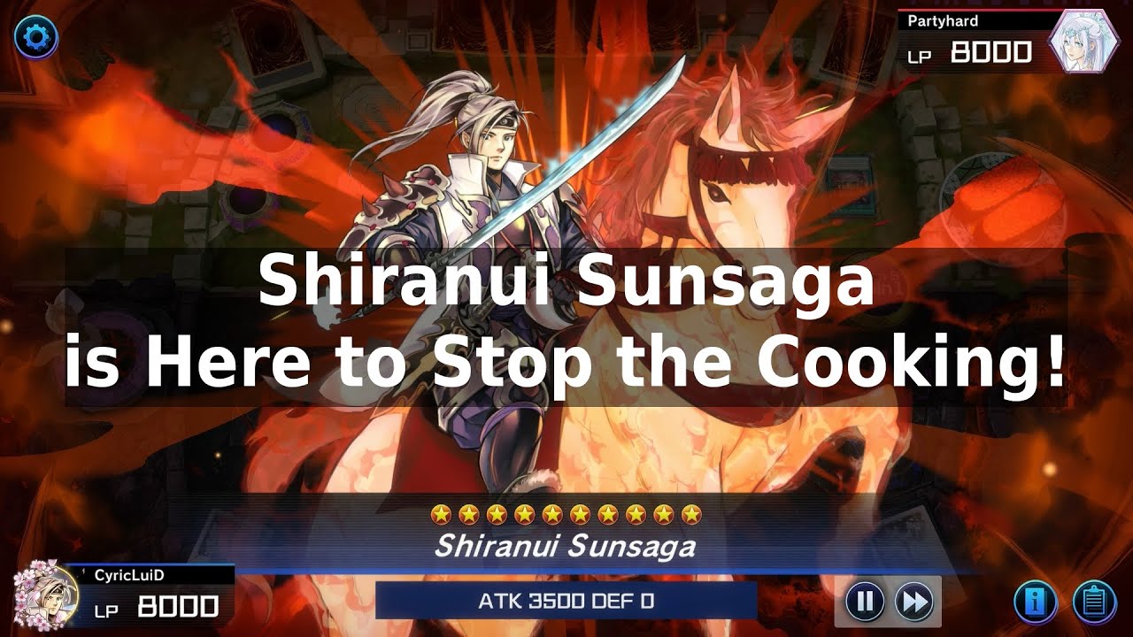 Yu-Gi-Oh! Master Duel | Shiranui Sunsaga is Here to Stop the Cooking ...