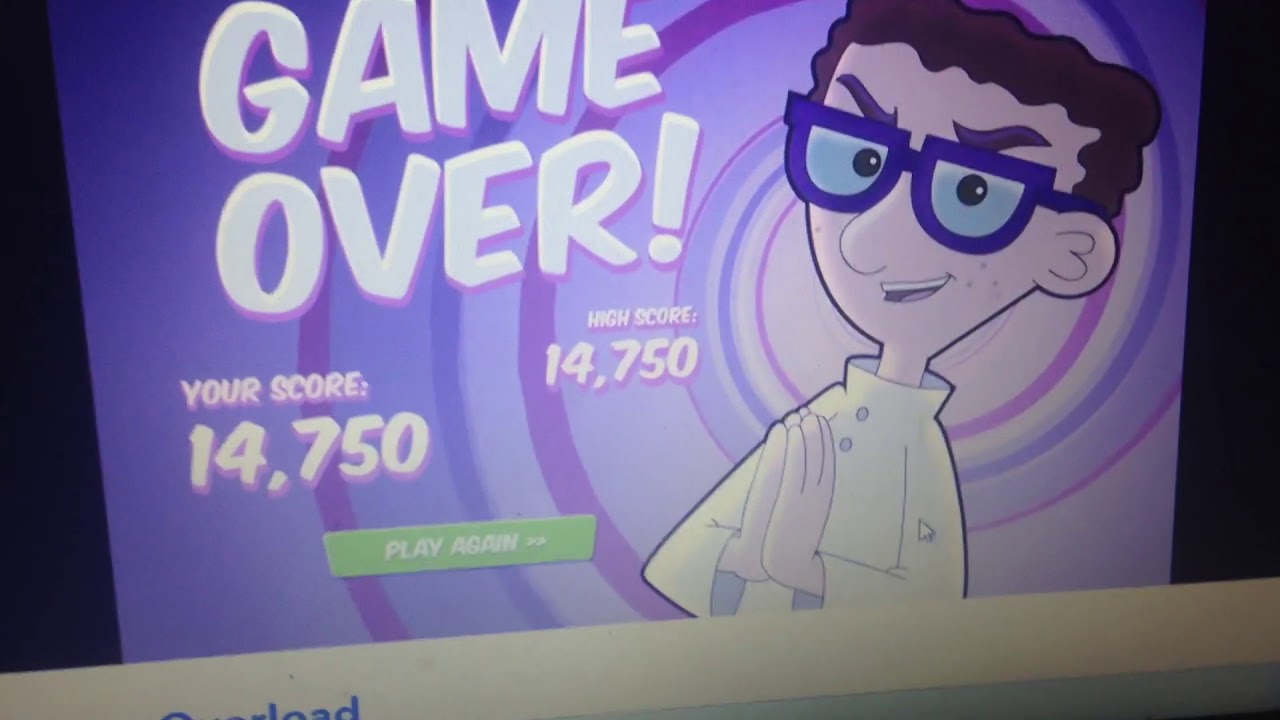 Game Over Phineas And Ferb Inator Overload - YouTube