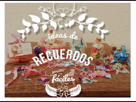 Ideas de recuerditos fáciles | DIY | How to make | Ara La Patita - YouTube