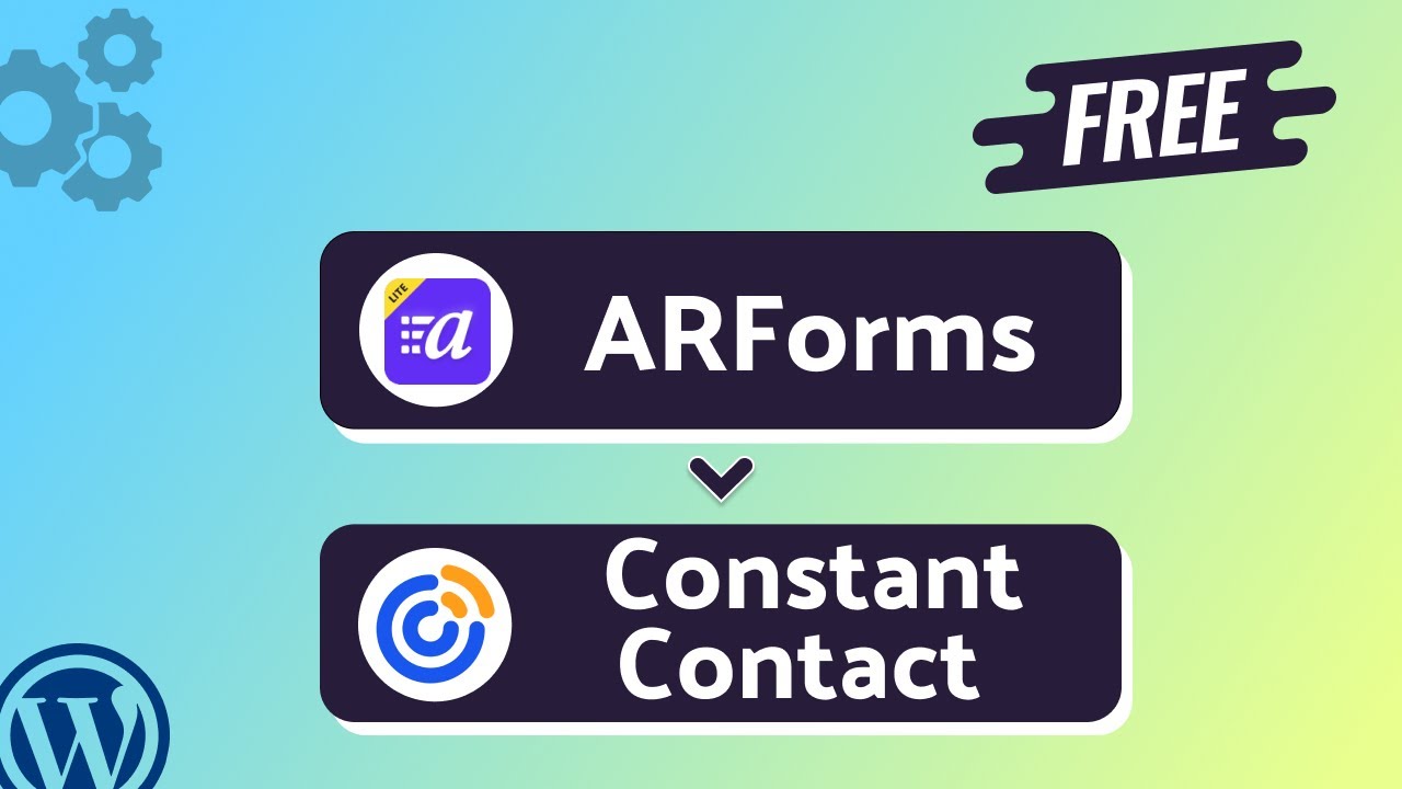 Integrating Arforms With Constant Contact Step By Step Tutorial Bit Integrations Youtube