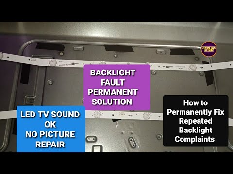 32 inch Onix LED TV No display and Backlight Fault Repairing Practical ...