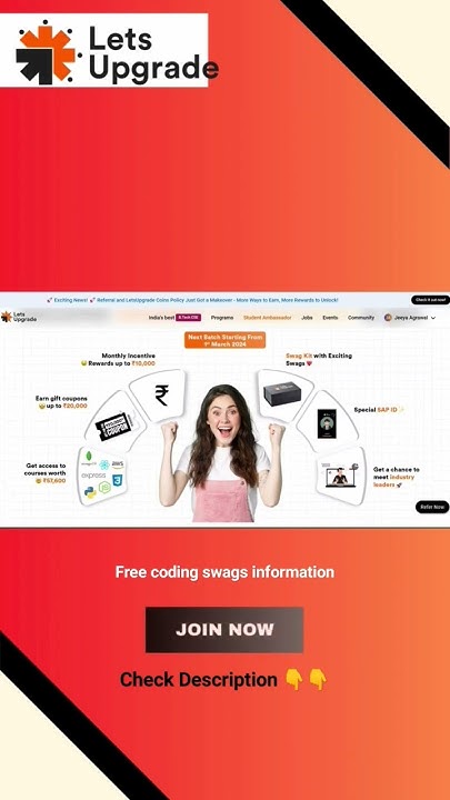 LetsUpgrade Student Ambassador Program | Free Swags | Learn & Earn | How to Apply #swag # ...