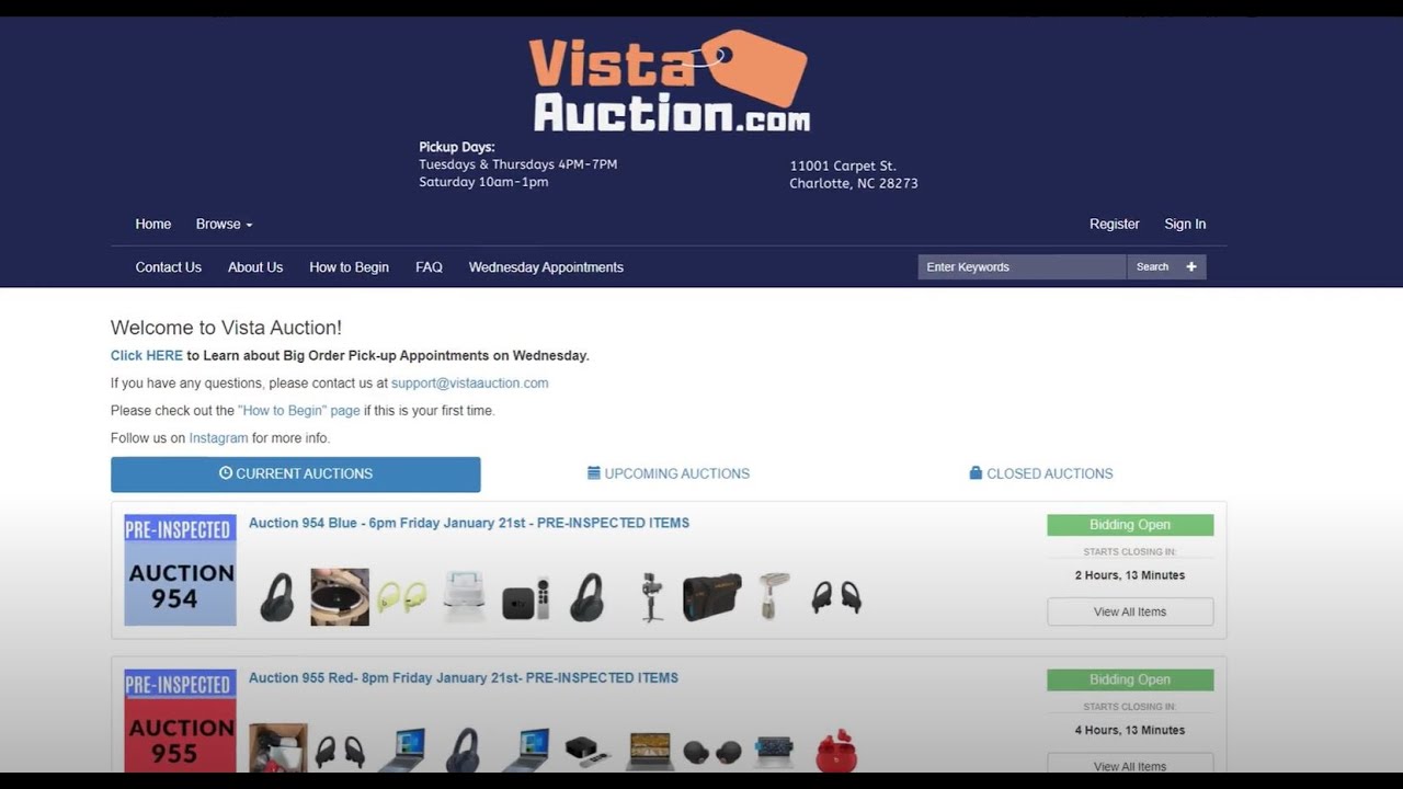 New to VistaAuction.com? Start here! - Save Big on Everyday Items ...
