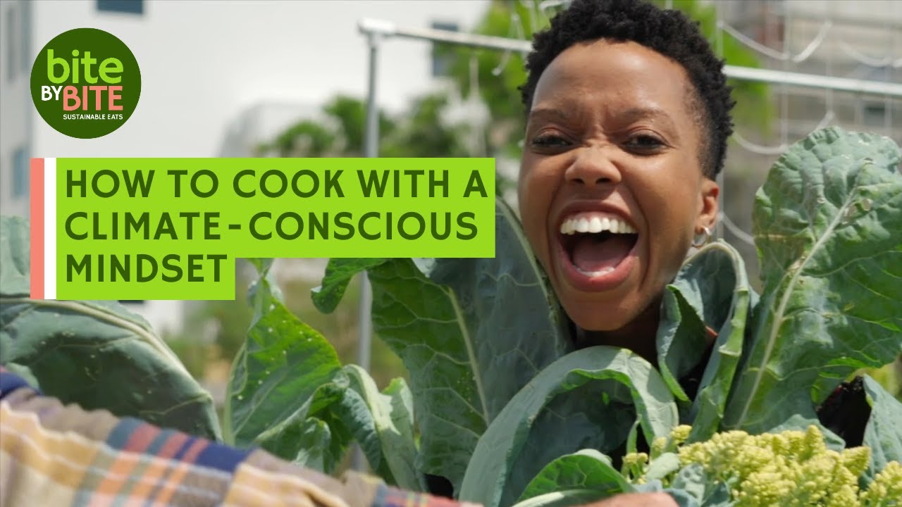 How to Cook with a Climate-Conscious Mindset | Bite by Bite: Sustainable Eats - YouTube