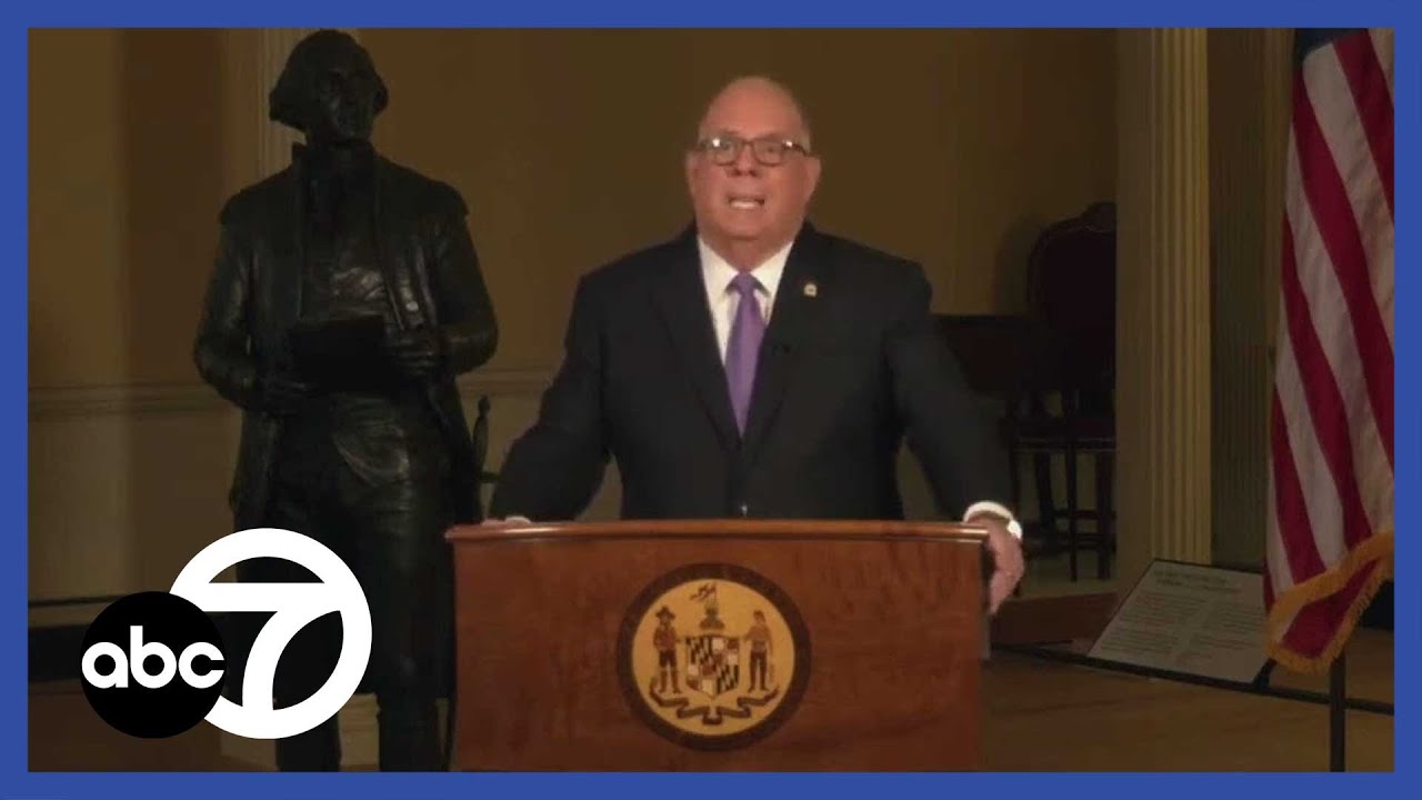 Outgoing Maryland Governor Larry Hogan gives his farewell address - YouTube