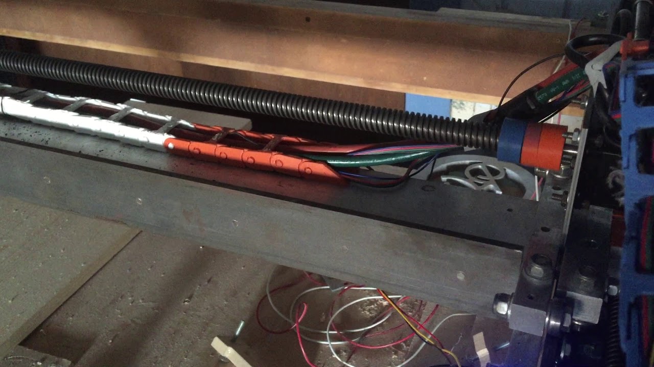 Upgraded my CNC machine to acme rods - YouTube