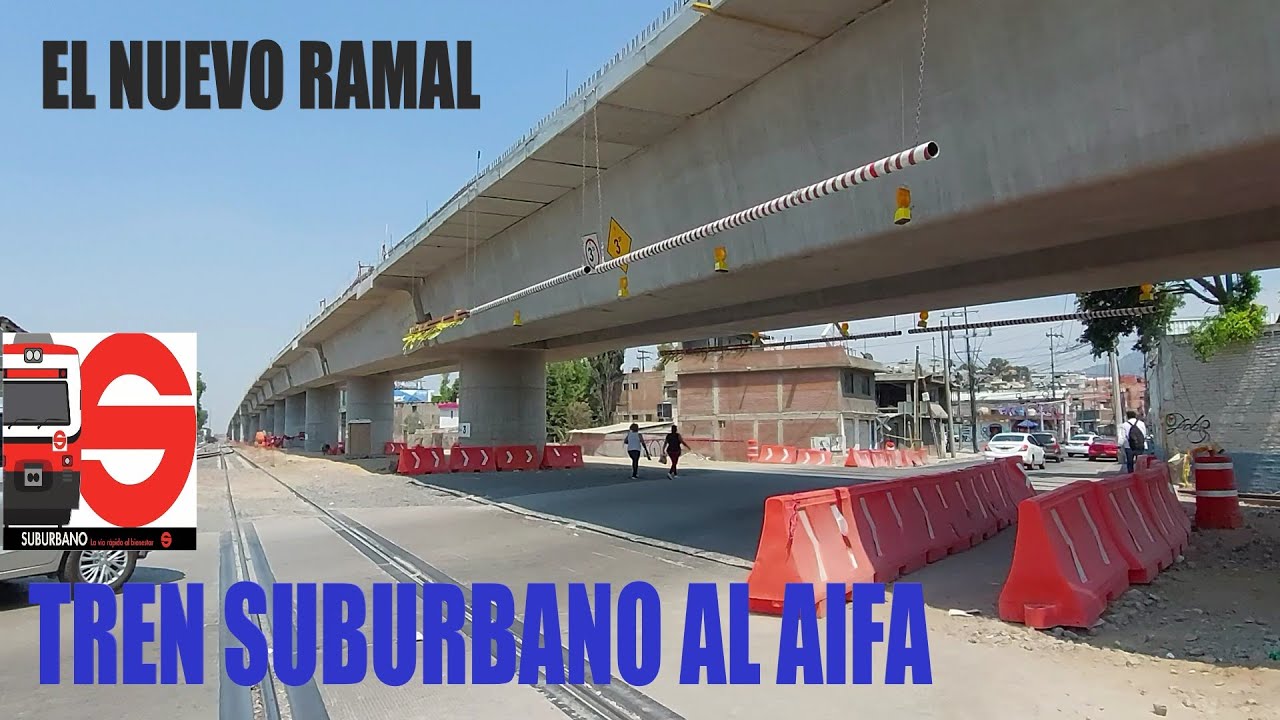 Por Aquí Pasara el TREN SUBURBANO AIFA - Avance de Obra Tren AIFA ...