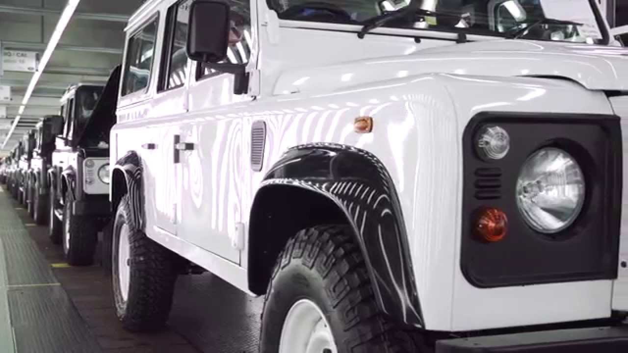 Building the Land Rover Defender - Inside Solihull 2015 - YouTube