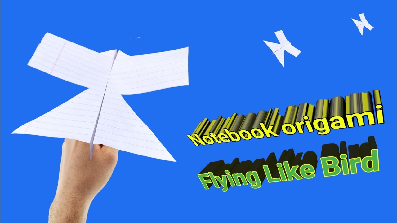 Notebook Bird Plane || Flying Like Bird Plane || - YouTube