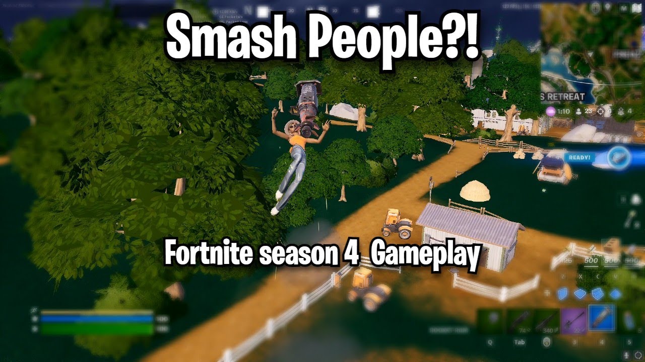 You can Smash People now!? | Fortnite Season 4 - YouTube