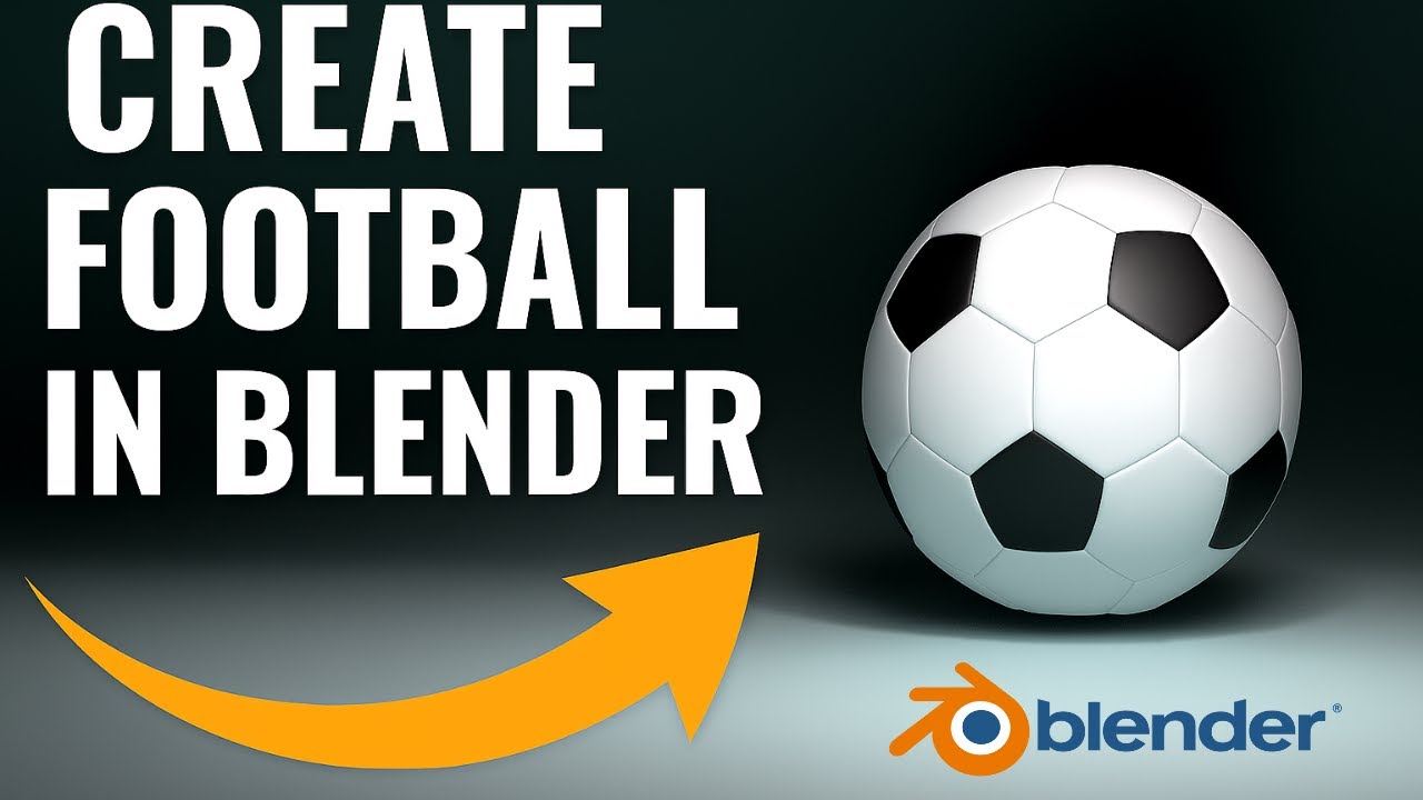 Create Realistic Football in Blender Fast & Easy Tutorial - YouTube