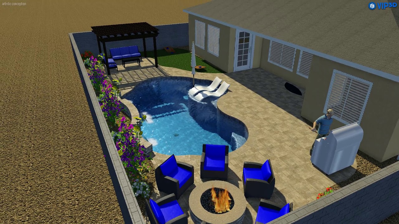 Wohrle Backyard Project (2)- Thunderbird Pools and Spas- Phoenix Pool ...
