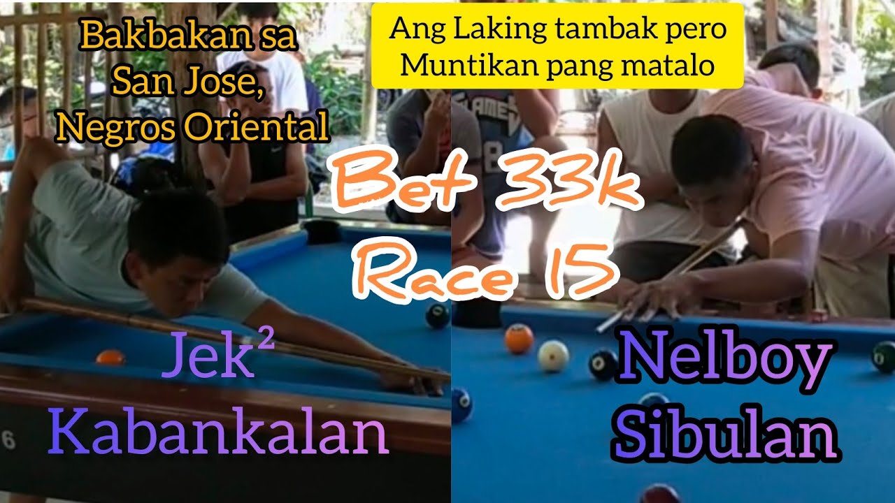 Bakbakan sa San Jose, Negros Oriental🔥 Jek2 Kabankalan 🆚 Nelboy Sibulan | Bet 33k | Race 15 ...