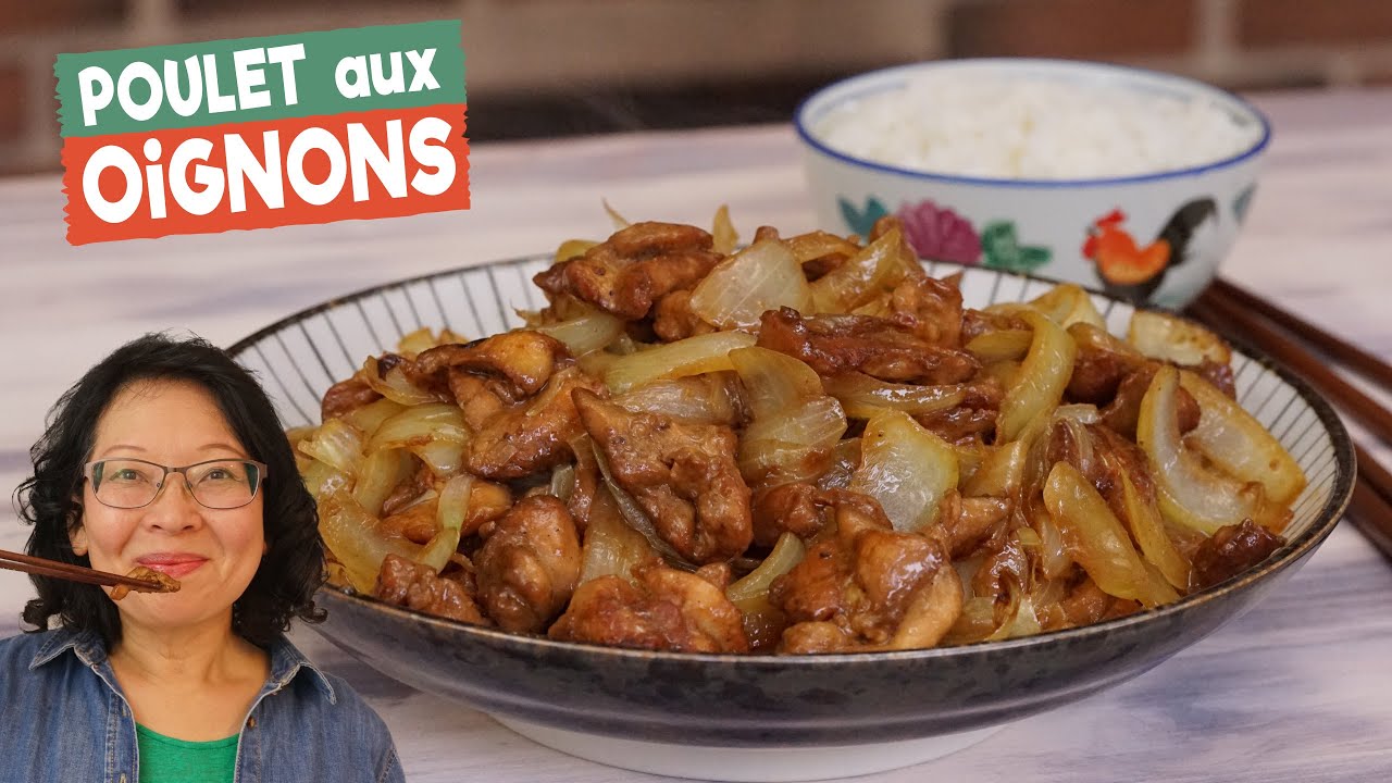 Poulet aux Oignons🍗🧅Aussi Bon que le Bœuf aux Oignons | Rapide simple à ...