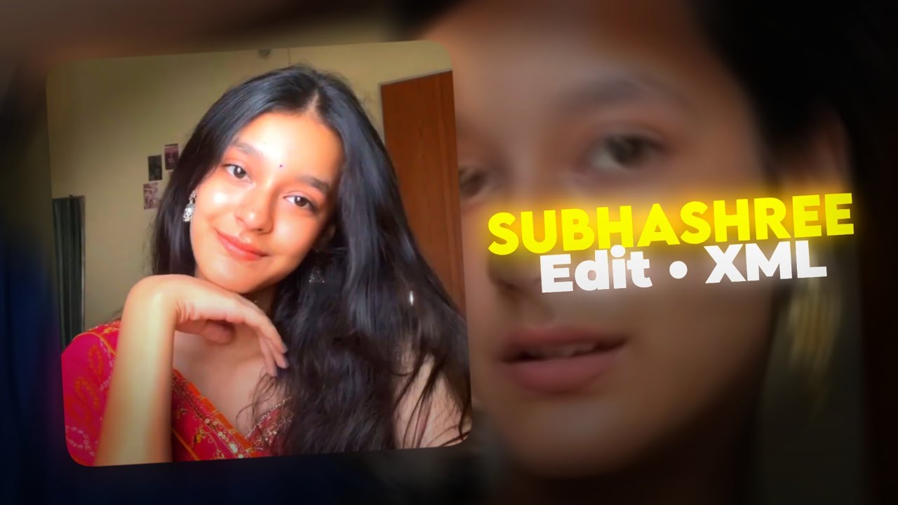 Subhashree Edit 🥀 - Alight Motion Edit - YouTube