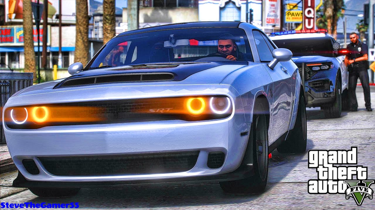 New 2023 Dodge Demon 170 in GTA 5| Let's Go to Work| GTA 5 Mods| 4K ...