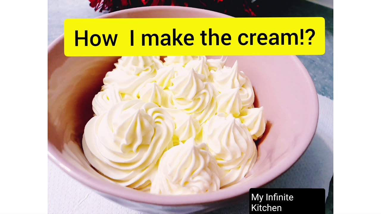 HOW TO MAKE CREAM!? #ELMLEA #MYINFINITEKITCHEN - YouTube