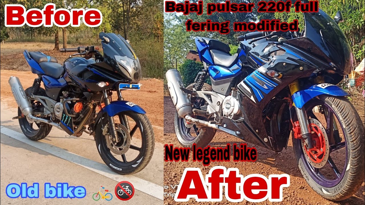Bajaj Pulsar 220f full modified बजाज पल्सर 220f पूर्ण संशोधित - YouTube