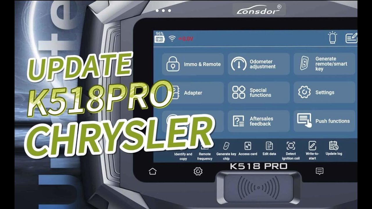 Lonsdor K518 Pro Chrysler Menu Path and Programming Process- OBDII365 ...