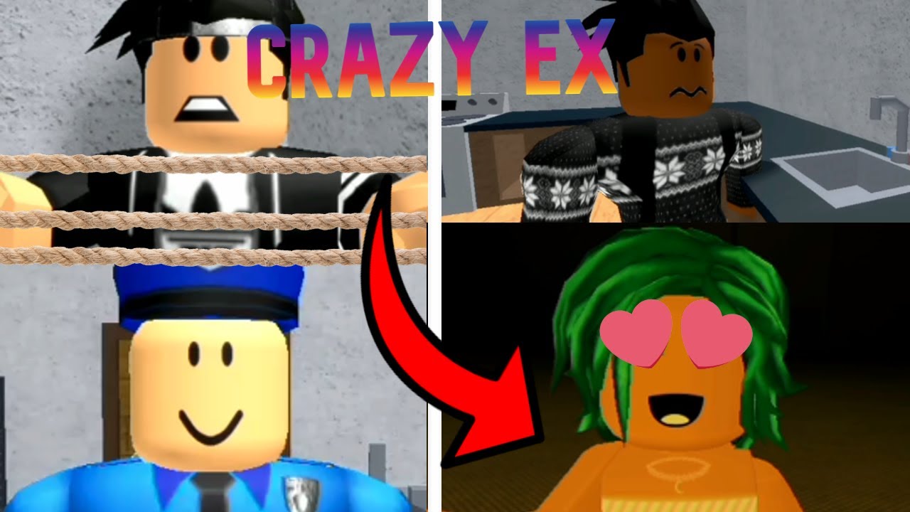 The Crazy Green Haired Ex | ROBLOX Skit - YouTube