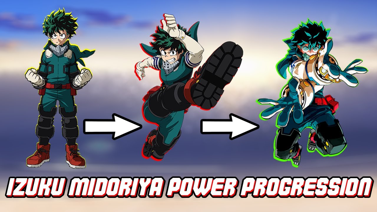 Izuku Midoriya's (Deku) Quirk Development - My Hero Academia Power ...