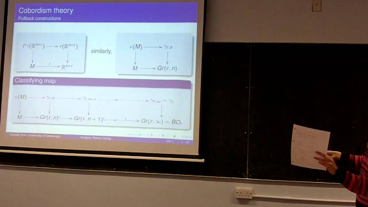 Surgery Theory lecture 4 part 2 - YouTube