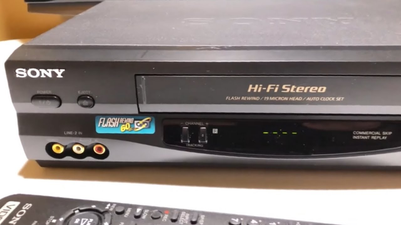 Sony SLV-N55 VCR - YouTube