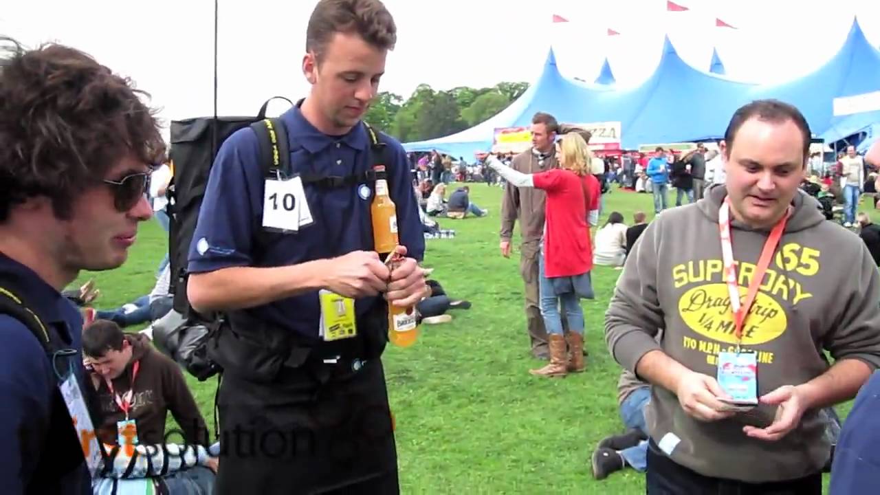 ThirstSolution - Drinks Jetpack in action at BBC Radio 1's One Big ...