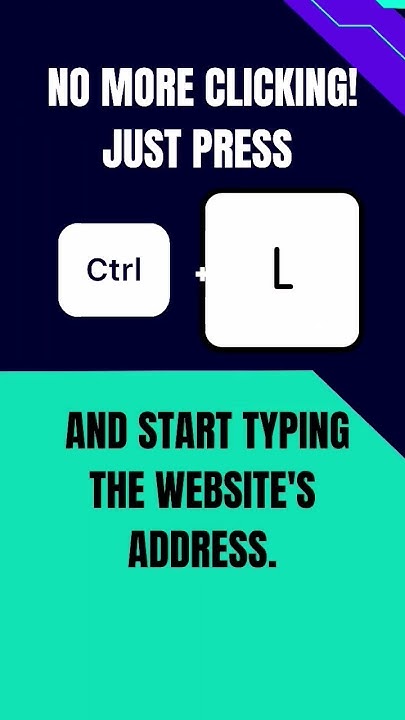 Keyboard Shortcut Hack Open Adress Bar In Browser Techhacks Productivity Timesaver