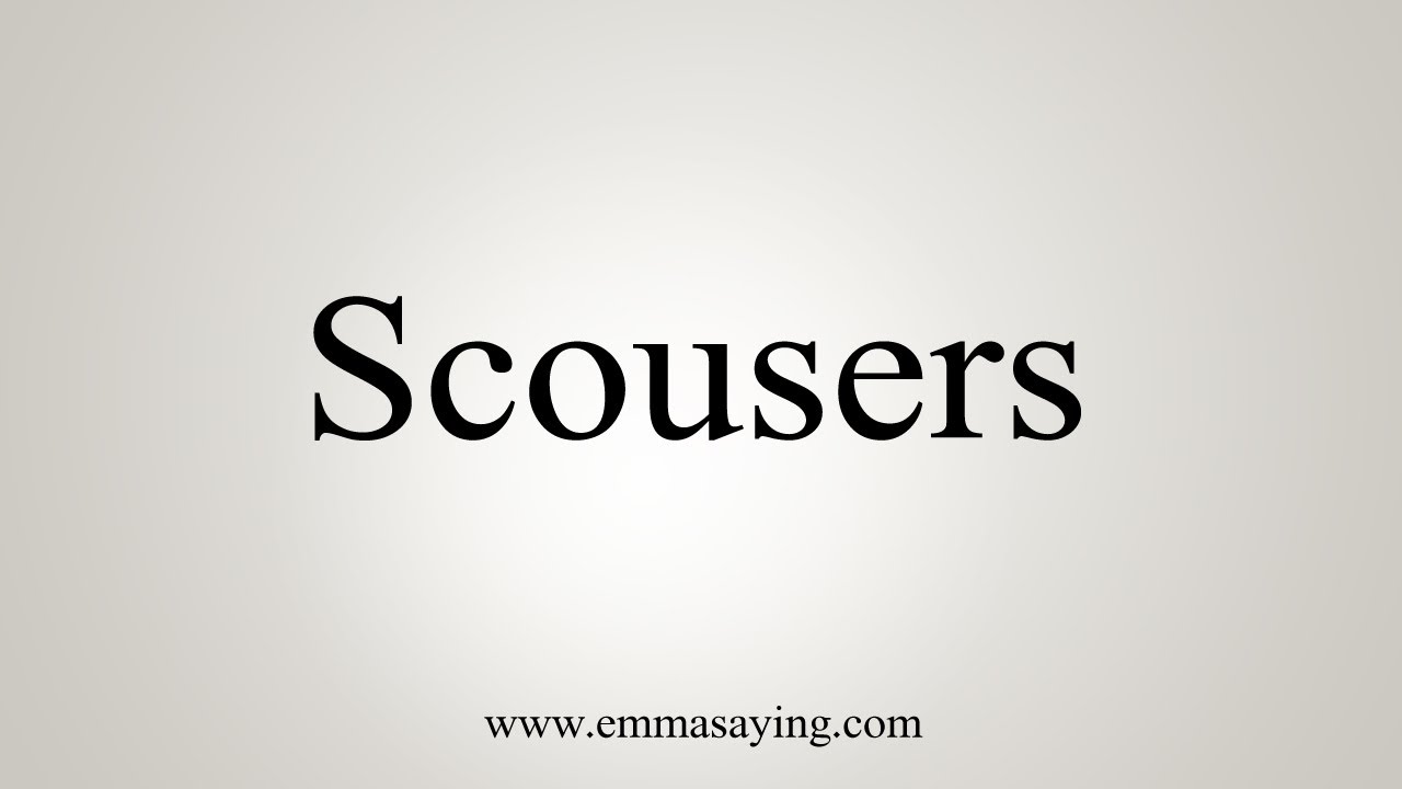 How To Say Scousers - YouTube