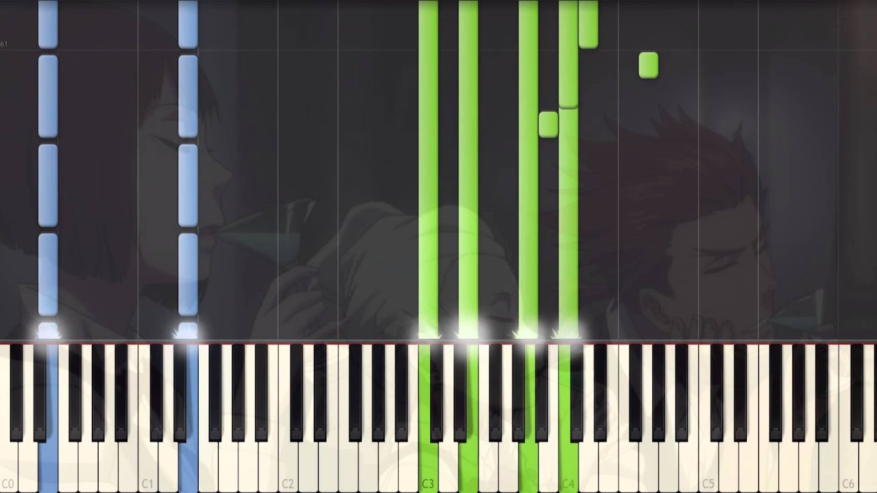 [Death Parade] OST Moonlit Night Piano Synthesia Tutorial - YouTube