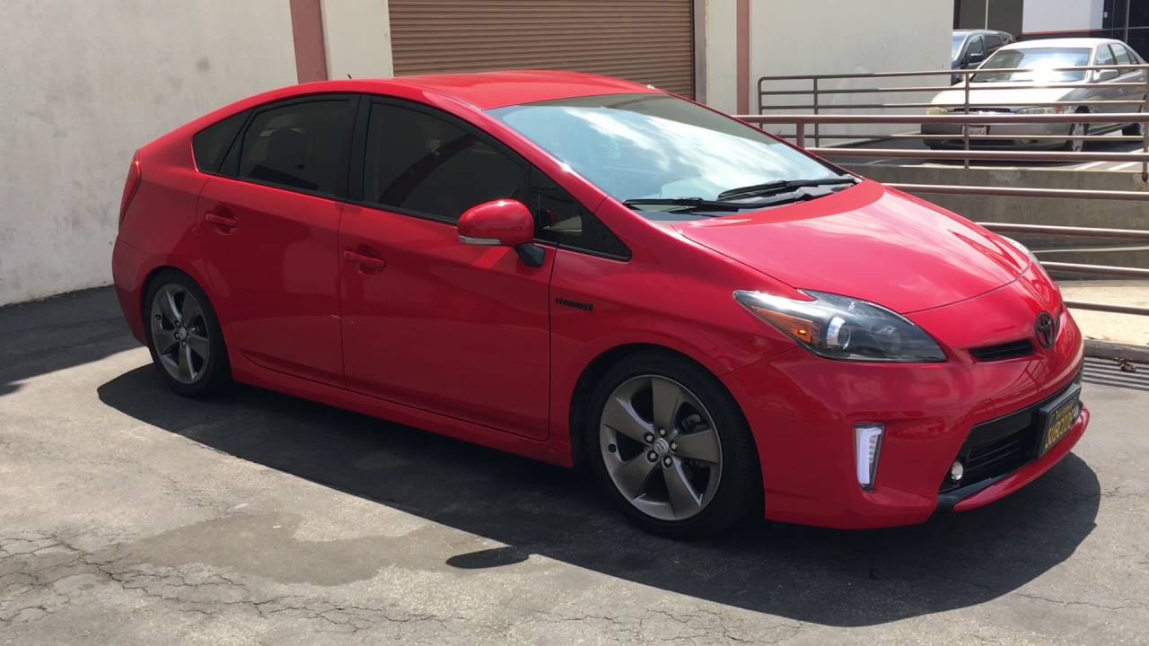 Airrex on Red 2015 Prius by SubCode - YouTube
