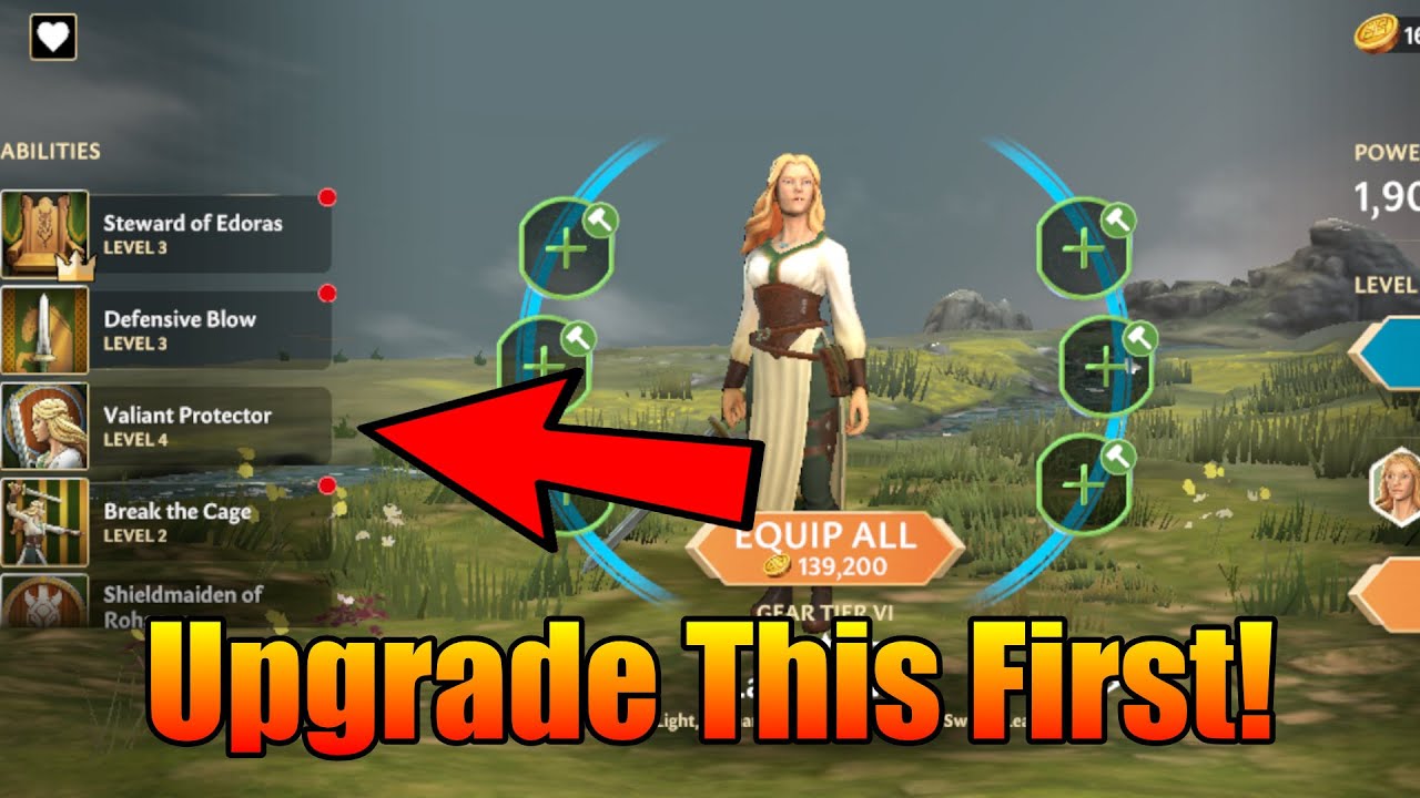 Upgrade These Abilities First! - Ability Upgrade Guide - LOTR: Heroes ...