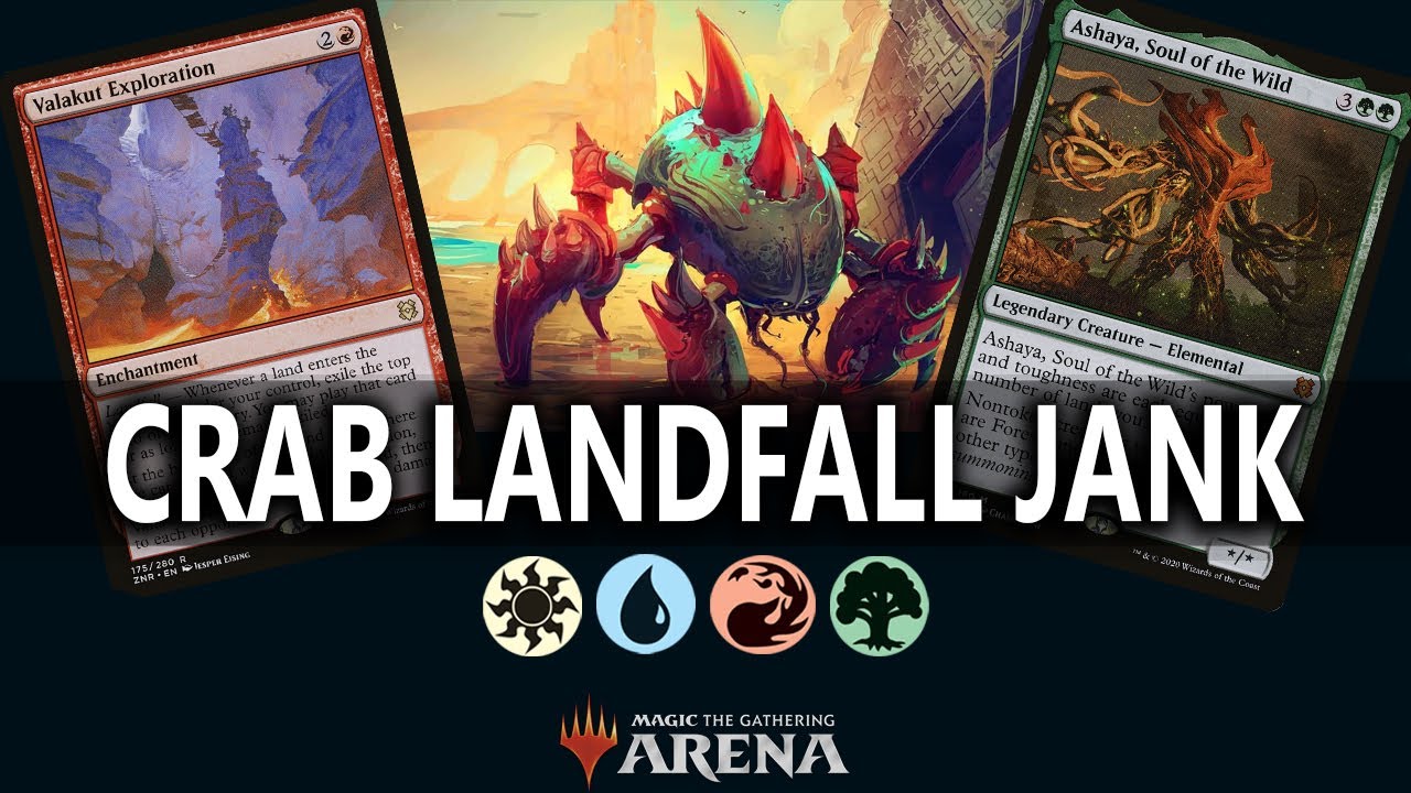 🌲🔥💧☀️ RETURN OF THE CRAB | Temur Landfall Mill Combo | MTG Arena ...