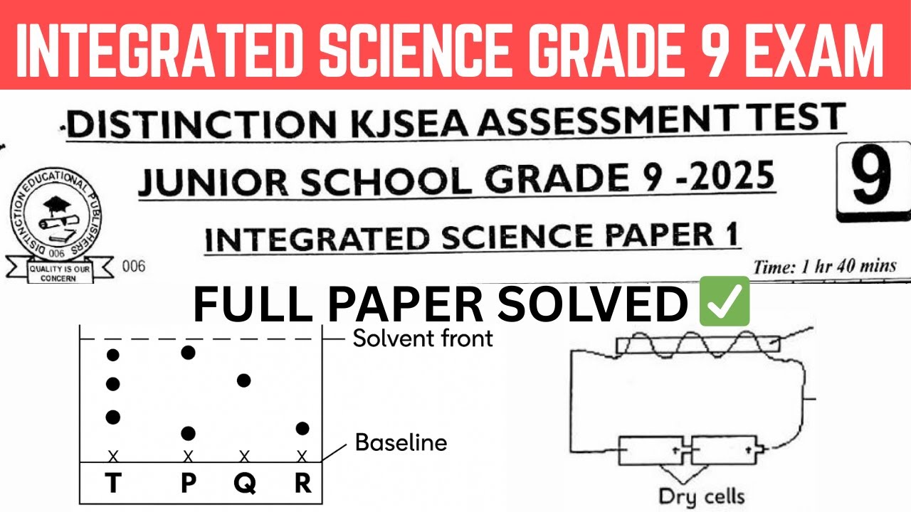 DISTINCTION 006 | INTEGRATED SCIENCE GRADE 9 REVISION MADE EASY - YouTube