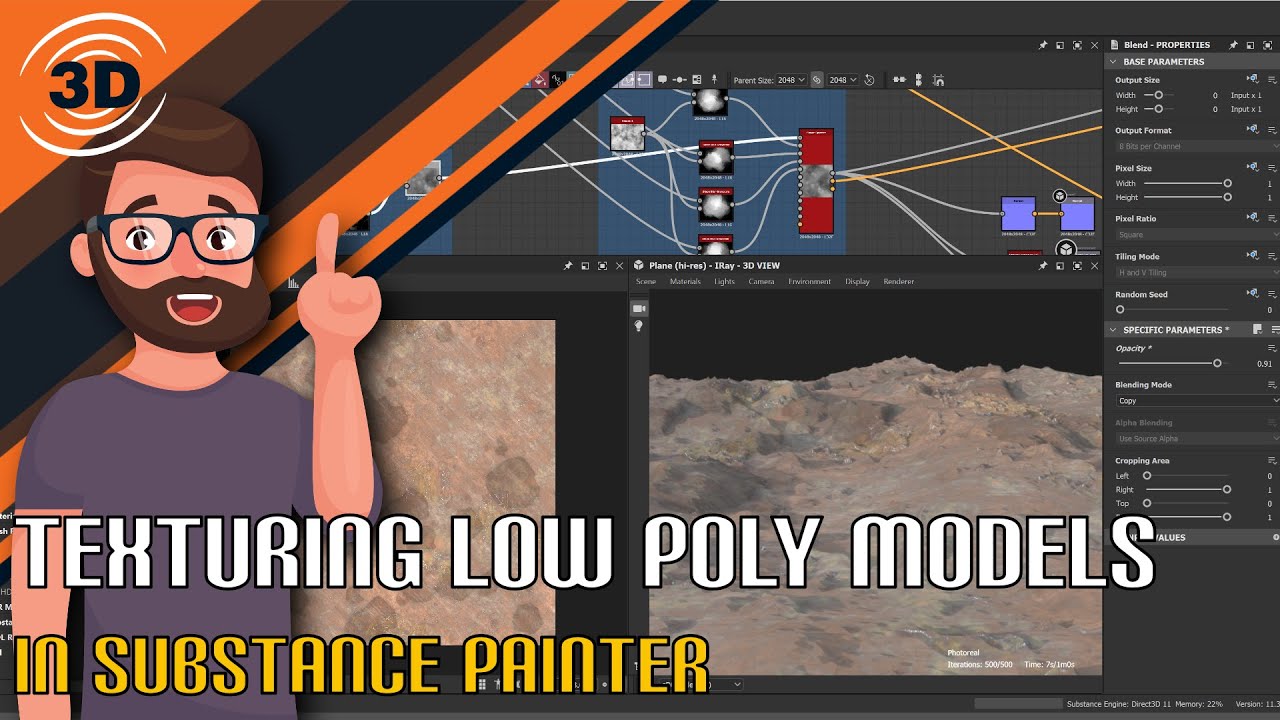 Roughness and Color from Height in Substance Designer - YouTube