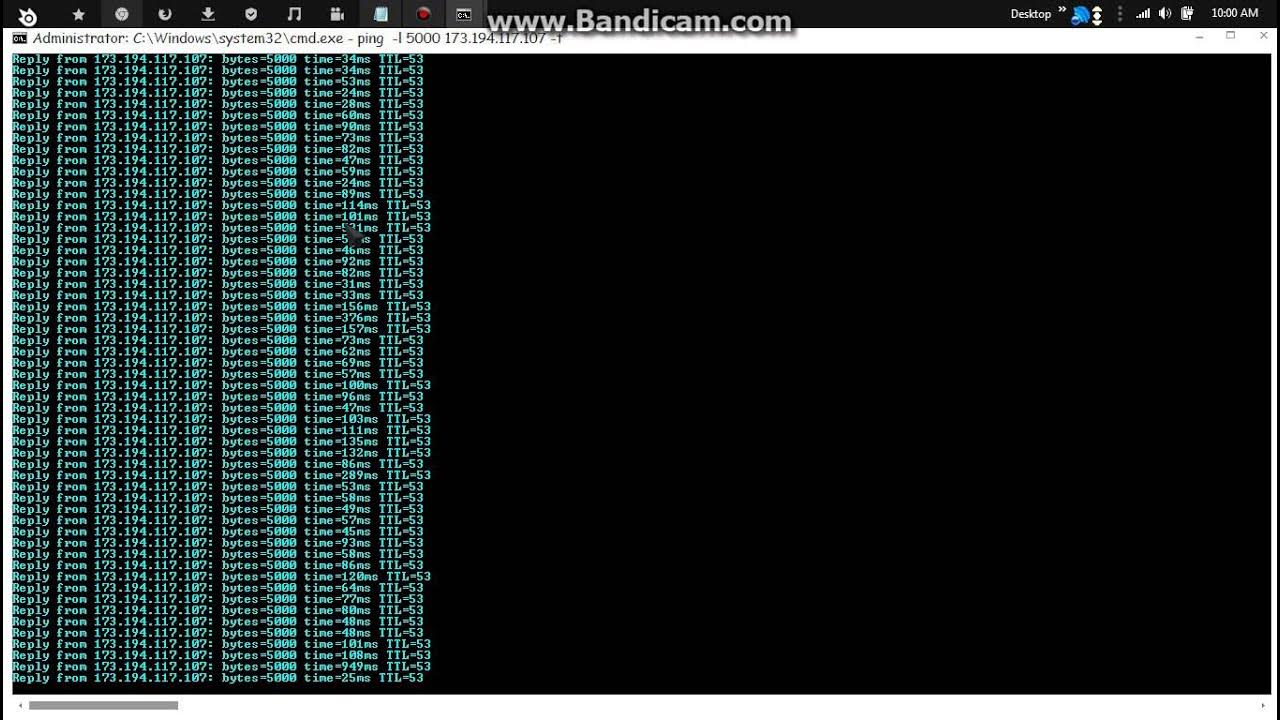 Tutorial DDOS Menggunakan CMD - YouTube