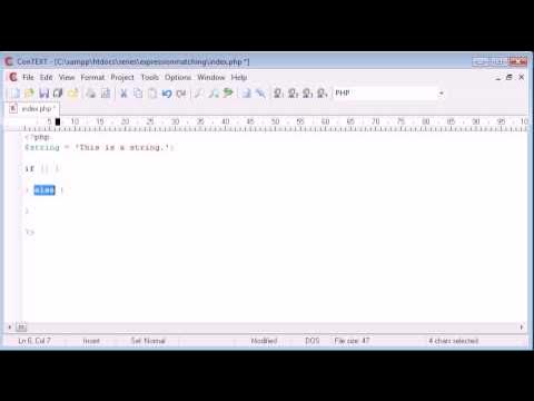 Beginner PHP Tutorial - 44 - Expression Matching - YouTube