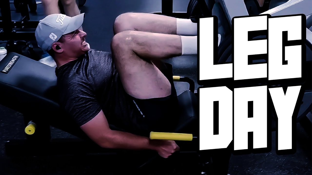 GYM AS A NOOB [DAY 038] - Leg Day - YouTube