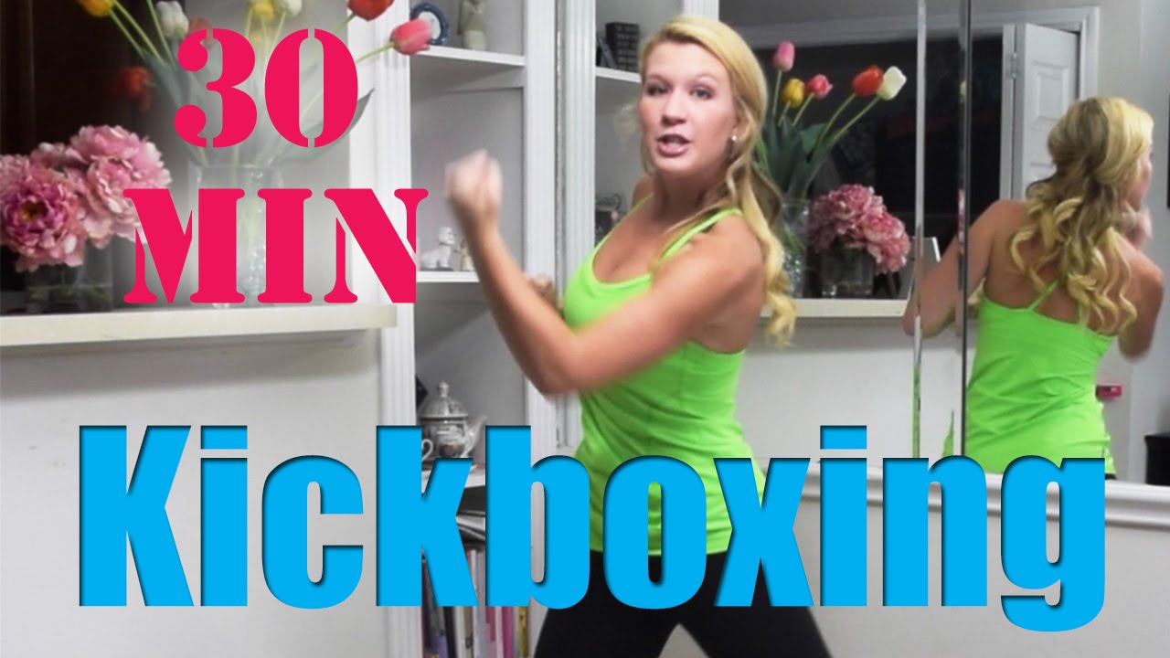 30 Minute: Kickbutt Cardio Kickboxing Workout - YouTube