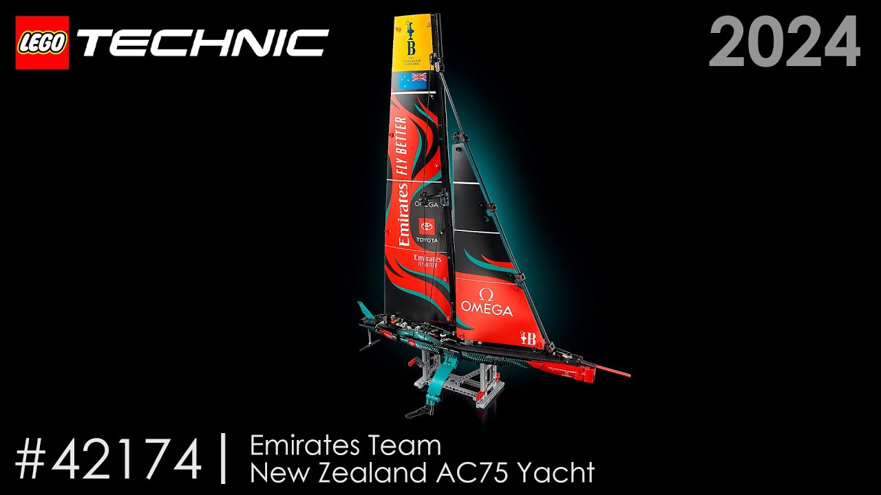 LEGO Technic - Emirates Team New Zealand AC75 Yacht 42174 - YouTube