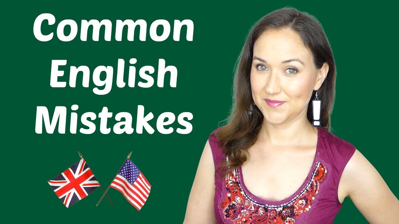 55 Common English Mistakes | My New Course - YouTube