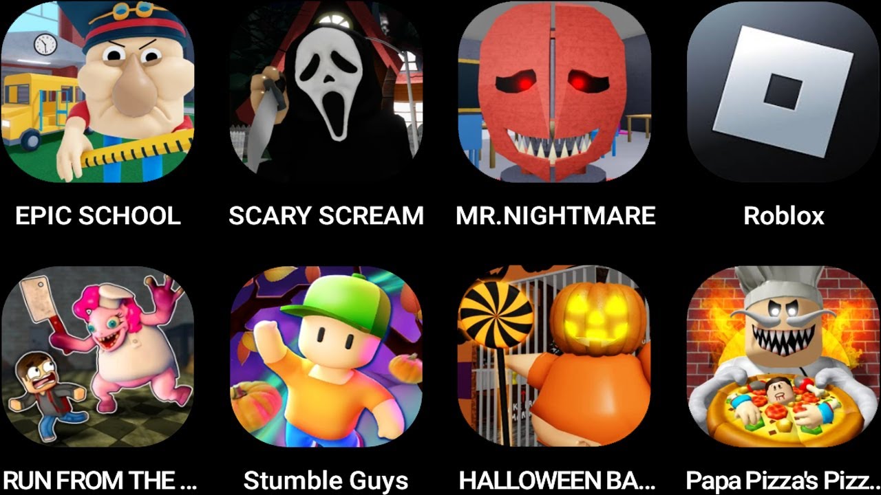 SCHOOL ESCAPE!,SCREAM ESCAPE!,MR. NIGHTMARE,Roblox,RUN FROM THE PONY ...