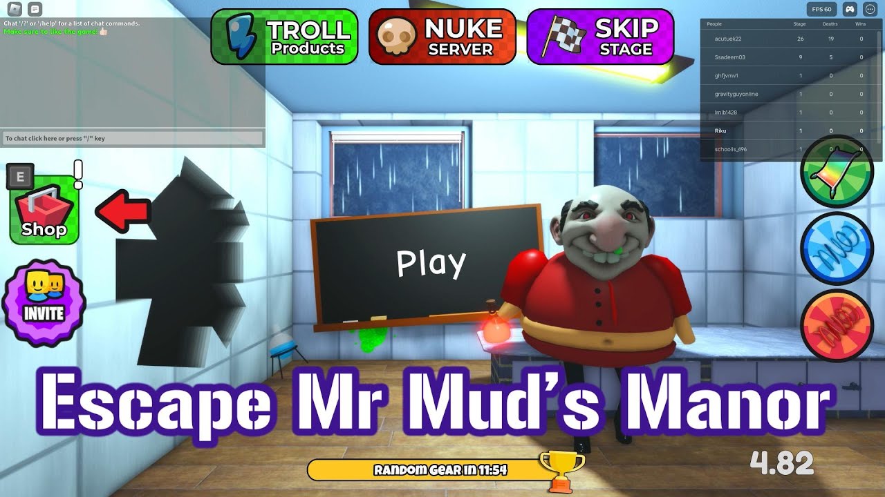 [ROBLOX GAME PLAY] Escape Mr. Mad's Manor #gameplay #roblox - YouTube