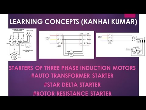 Induction motor starters | Auto transformer starter | Star Delta ...