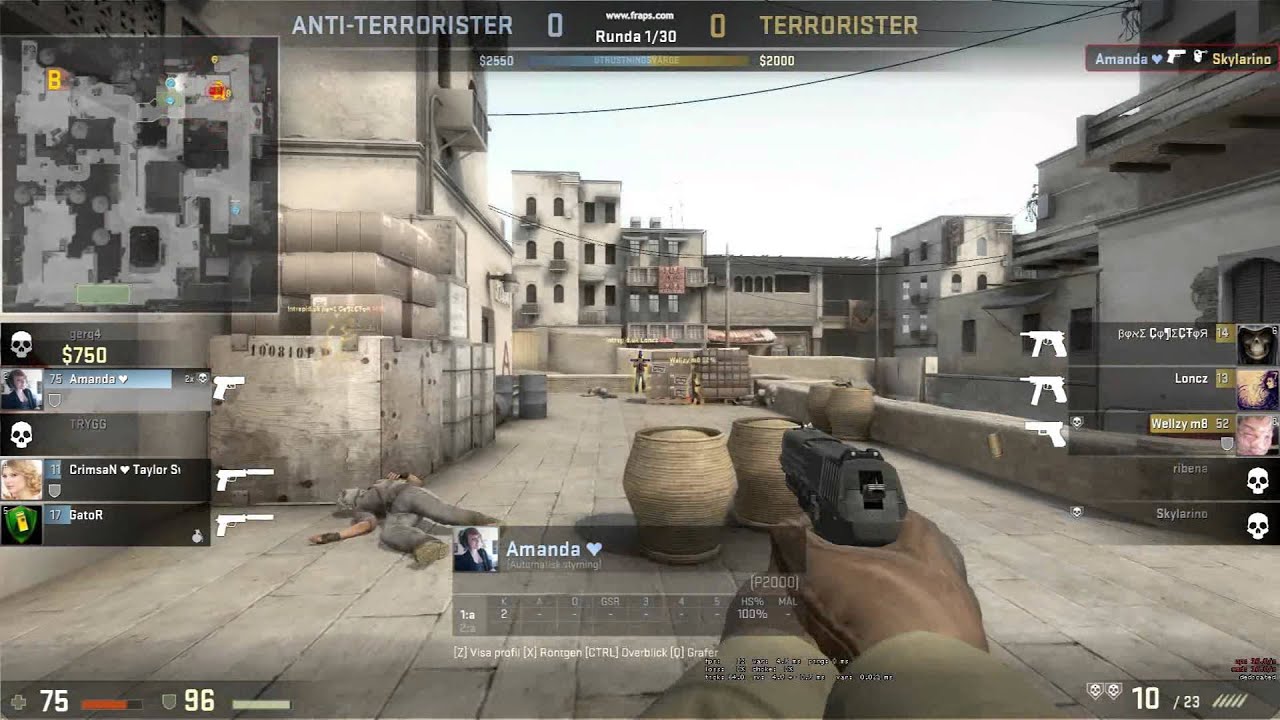 Girl can play csgo - YouTube