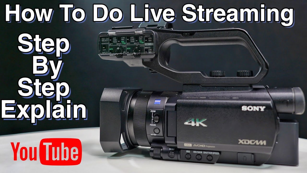 New Sony NX80/Z90 Live Streaming Tutorial | How to Live Stream on ...