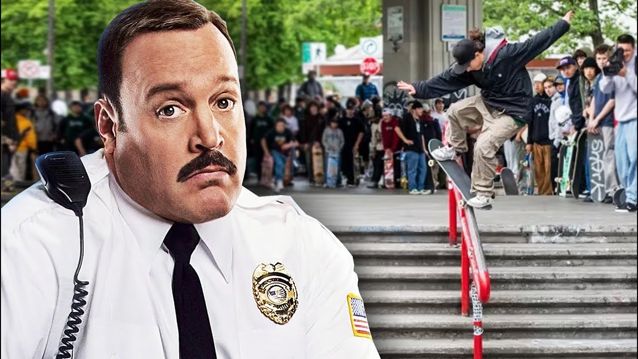 Angry Security Guards Vs. Skateboarders - YouTube